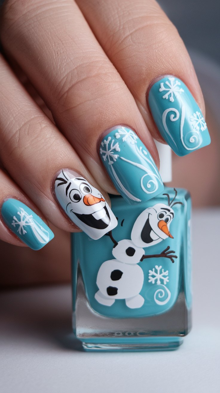 23 Disney Christmas Nails – Style Sage Pro