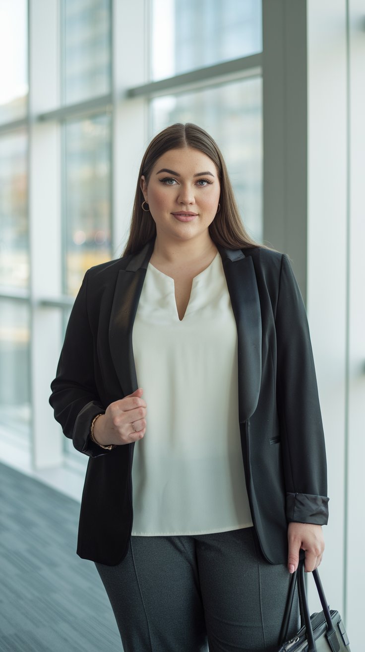 25 Plus Size Outfits To Elevate Office Look – Style Sage Pro