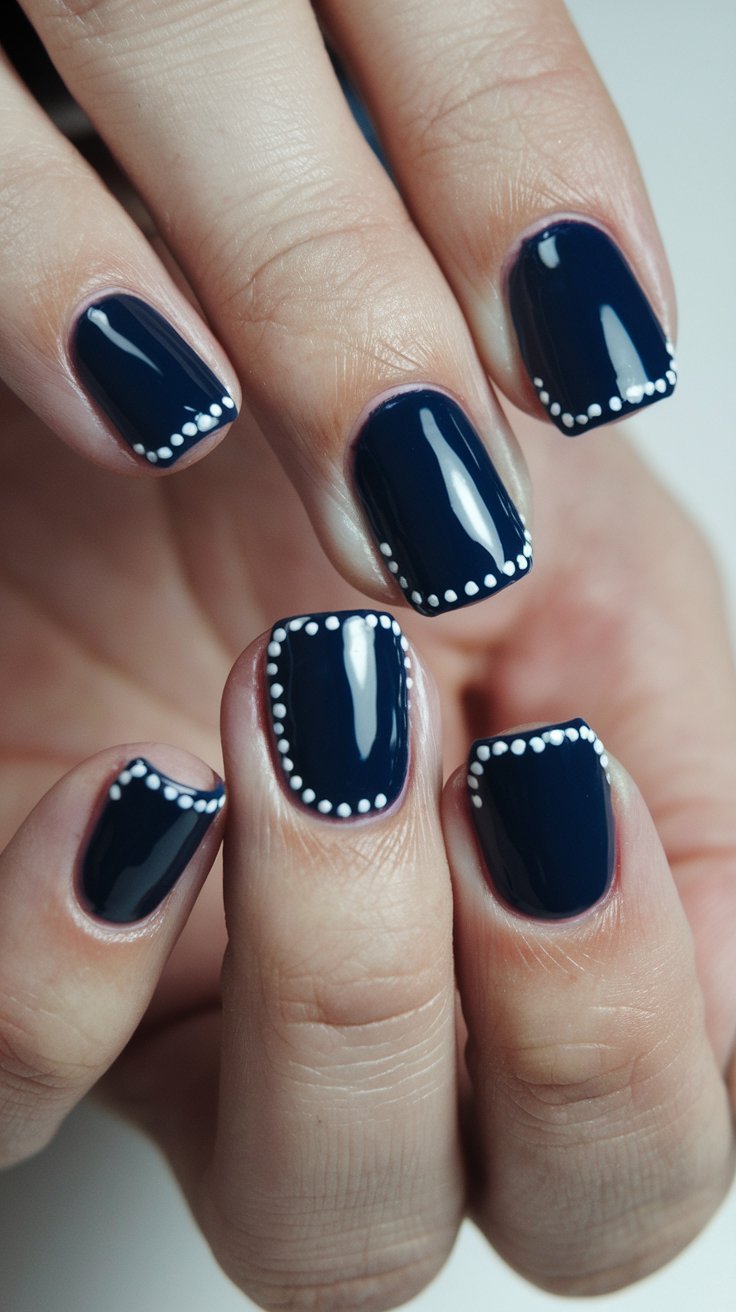 21 Navy Nails Design to Inspire – Style Sage Pro