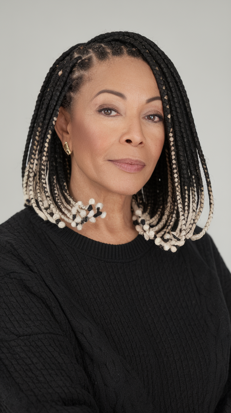 22 Braids for Older Black Women Over 50 – Style Sage Pro