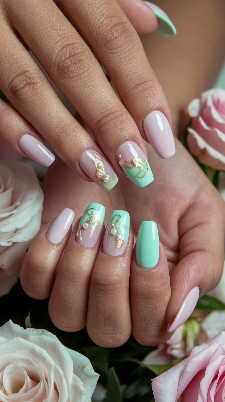 23 Romantic Rococo Nail Ideas – Style Sage Pro