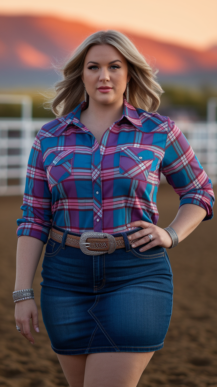 29 Plus Size Rodeo Outfits For Women – Style Sage Pro