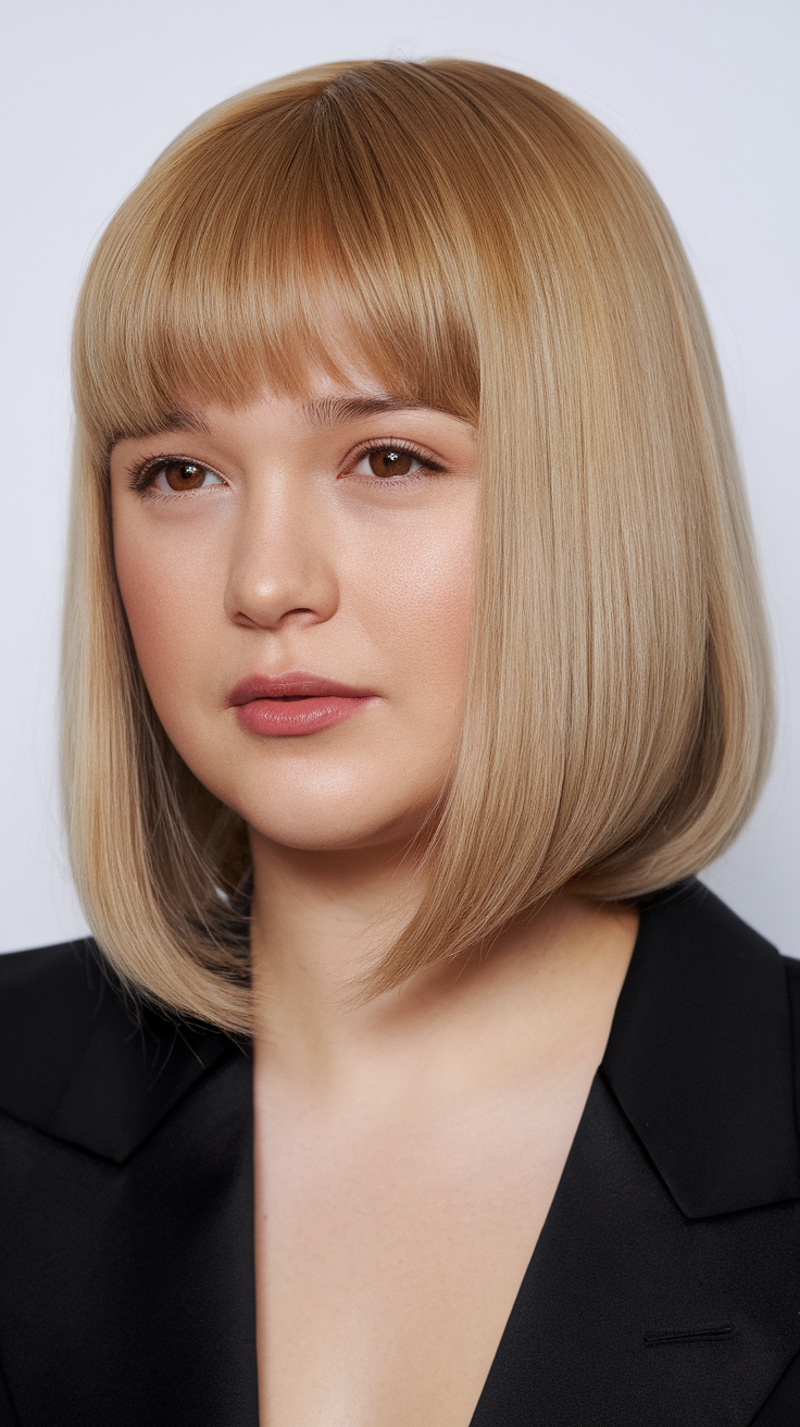 Face-Framing Magic: 24 Medium Haircuts Perfect for Round Faces – Style ...
