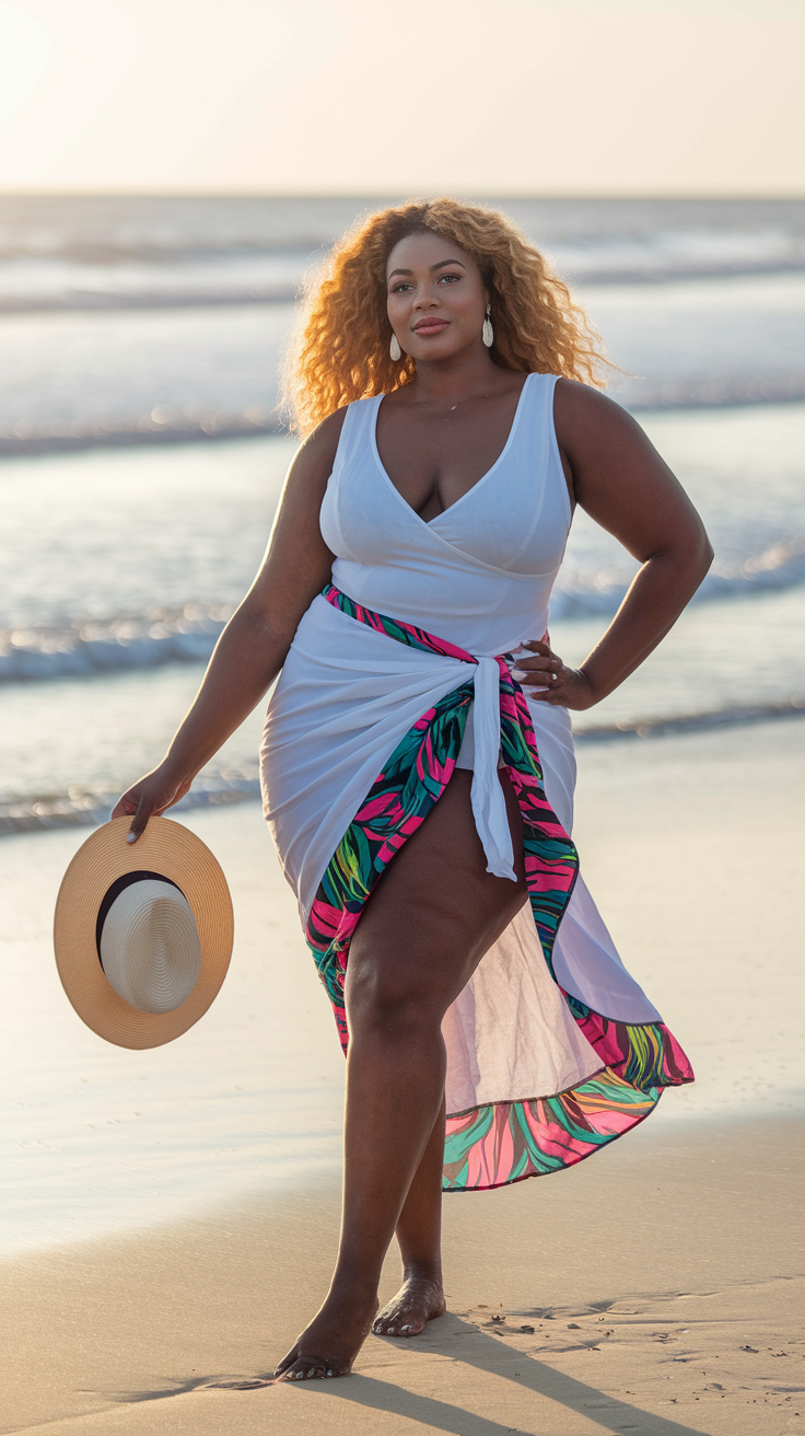 23 Plus Size Beach Outfits Trending Styles – Style Sage Pro