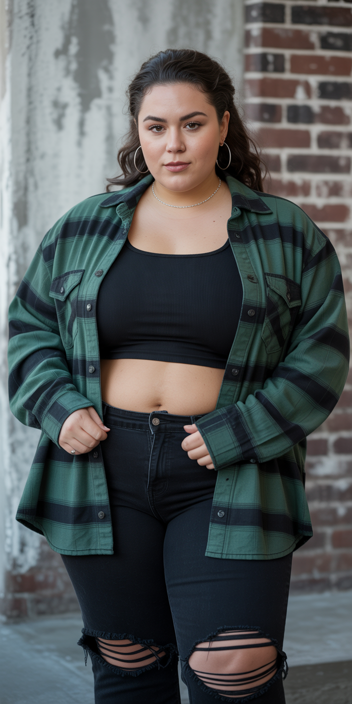 21 Plus Size Grunge Outfits Curvy WOMEN Can Copy – Style Sage Pro
